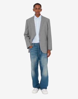 Moschino Veste en laine - Gris