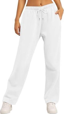Generic Pantalon Jogging Femme Coton Survetement D&eacute;contract&eacute;s De Plage L&eacute;ger &Eacute;t&eacute; Casual Pants Grande Taille Casual Toile Pants Travail Training Pantalons avec