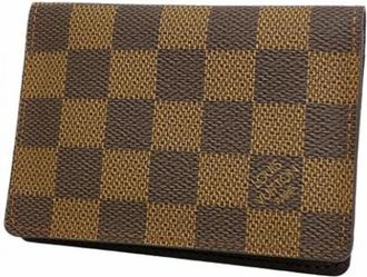 Louis Vuitton unisex, Pre-owned, Brun, Taille: ONE Size Portefeuille en tissu Pre-owned