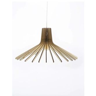 Lucide Suspension Led bois Azur - Atelier Loupiote