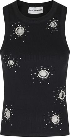 Des_Phemmes DES Phemmes, Femme, Tops, Noir, Taille: 36 FR D&eacute;bardeur Classique