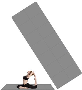 Generic Reise -Yoga -Matte, Reisefaltmatte kompakte Yoga -Matte Yoga -Matte - Klapperfalt nicht rutschfest - Klapperfalt nicht rutschbares doppelseitiges Yoga