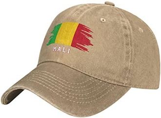 Generic Sun Protection Casquettes Drapeau du Mali Classique Casquette Trucker Casual Chapeau Soleil pour Festivals Sports Ext&eacute;rieur
