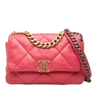 Chanel Pre-owned 19 Sac Bandouli&egrave;re - Femme - Pre-owned - Rose - Taille: ONE Size