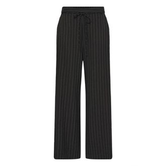 Ichi Hose - - Trousers - Damen - Schwarzk - XS