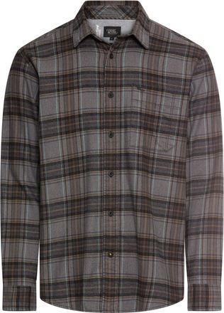 Camel Active Herren fleXXXactive Langarmhemd aus leichtem Flanell Dunkelbraun, Menswear-XXL