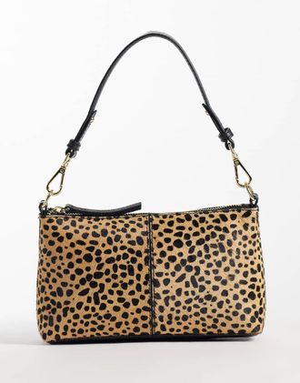 Accessorize sac &agrave; main port&eacute; &eacute;paule avec bandouli&egrave;re l&eacute;opard-Multi