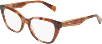 Liu Jo Femme, Accessoires, Brun, Taille: 53 MM Lunettes de vue carr&eacute;es