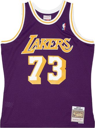 Mitchell & Ness 1998/99 Hardwood Classics Dennis Rodman Los Angeles Lakers Swingman Trikot - Violett