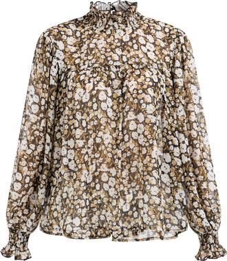 Dreimaster Dreimaster Blusenshirt Damen Braun Mehrfarbig