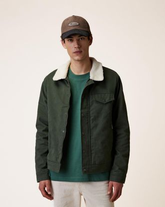 Faguo Veste chaude vert fonc&eacute;