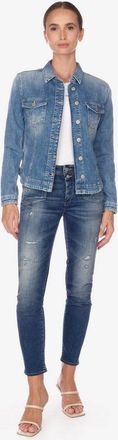 Le Temps Des Cerises Jeansjacke Jeansjacke mit stylischen Brusttaschen