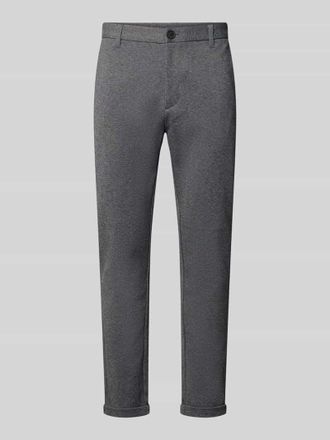 Lindbergh Slim Fit Hose mit Viskose-Anteil in verk&uuml;rzter Passform