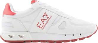 Emporio Armani Emporio Armani Ea7, Homme, Chaussures, Blanc, Taille: 38 EU Logo Baskets