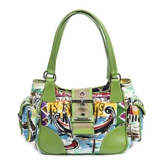 Prada Crossbody Bags - Small Venice Buckle Shoulder Bag - Gr. unisize - in Gr&uuml;n - f&uuml;r Damen