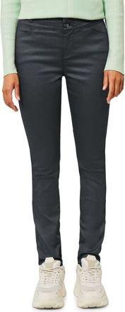 Street One Damen A375847 Stoffhose High Waist, Schwarz, 46W / 30L EU