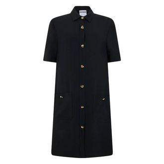 Moschino Hemdbluse - - Dresses - Damen - Schwarzk - 2XL