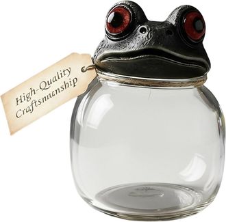 Generic Apothekergl&auml;ser - Badezimmer-Apothekergl&auml;ser | Beh&auml;lterhalter Flaschen frosches Design | f&uuml;r Theke, K&uuml;che, S&uuml;&szlig;igkeiten, Kaffee, Kekse, Eitelkeit, Zuck