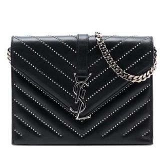 Saint Laurent Sac bandouli&egrave;re en cuir Pre-owned - Femme - Pre-owned - Noir - Taille: ONE Size