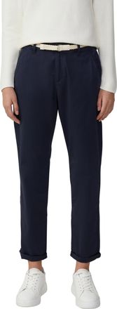 s.Oliver Chino mit geflochtenem Gürtel und Garment Dye