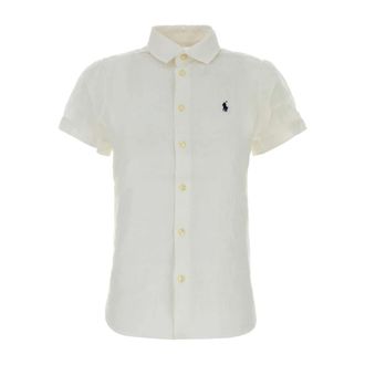 Polo Ralph Lauren Femme, Blouses et Chemises, Blanc, Taille: 40 FR Chemise en lin 17/1 PD