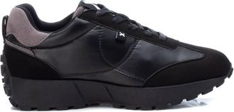 Xti Sportschuhe Sneaker Damen Schwarz - Bequeme und vielseitige Schuhe - Casual Mode - Modell 14200803 (Gr&ouml;&szlig;e 38)