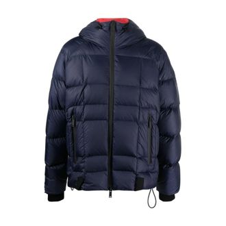 Dsquared2 Pufferjacke mit Logo-Print - - Jackets - Herren - Blau - L