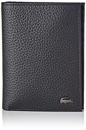 Lacoste NH3709IL, m Vertical Billfold Homme, Noir, Taille Unique