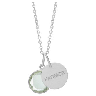 Frk. Lisberg Femme, Accessoires, Gris, Taille: M Collier Famille