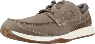 Clarks Homme Sailview Lace, Taupe Nubuck, 45 EU