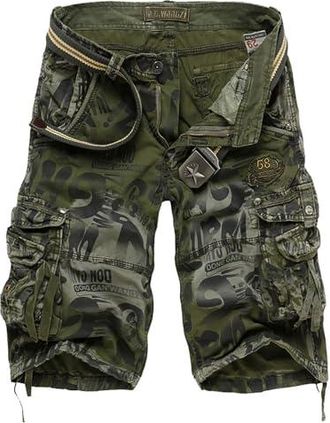 Generic Pantalon cargo pour homme, pantalon de jogging, short camouflage pour homme, coupe d&eacute;contract&eacute;e, poche dext&eacute;rieur, CE2, 31W