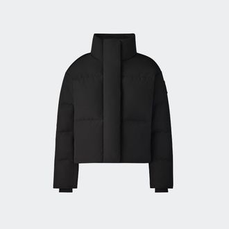 Canada Goose Kurze Grandview Jacke mit Black Disc (Weiblich, Black, L)