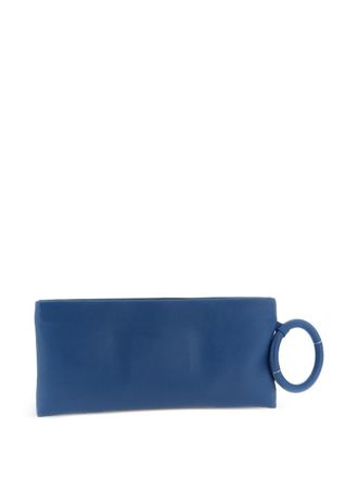 Tom Ford Womens Clutch Aura Blue Sheepskin Bags