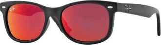 Ray-Ban unisex, Accessoires, Noir, Taille: 48 MM Junior New Wayfarer Rj9052S 100S6Q