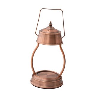 SOLUSTRE Retro Elektrische Kerzenw&auml;rmer Lampe in Antikem &Ouml;llampen Design Stufenlos Dimmbar mit Helligkeitsregler als Desktop Nachtlicht und Aromatherapie wachs