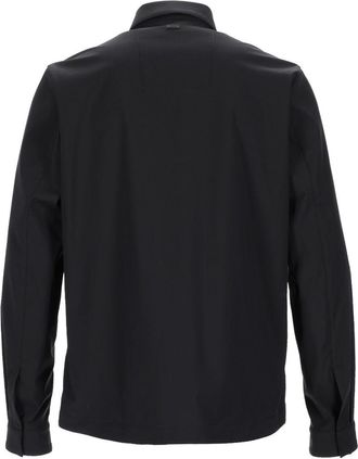 Herno Wool-Blend Overshirt - Black