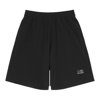 Maison Margiela Femme, Shorts, Noir, Taille: 42 FR Short Noir &Eacute;tain Argent&eacute;