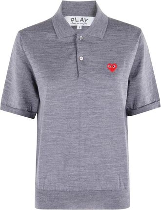 Comme Des Gar&ccedil;ons Femme, Tops, Gris, Taille: 36 FR Polo