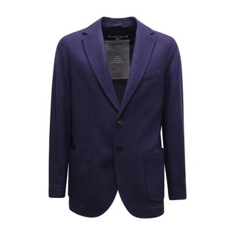 Circolo 1901 Woll-Kaschmir-Jacke Tintenblau - - Jackets - Herren - Blau - XL