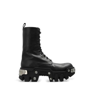 Balenciaga Bulldozer Lace-up Boots