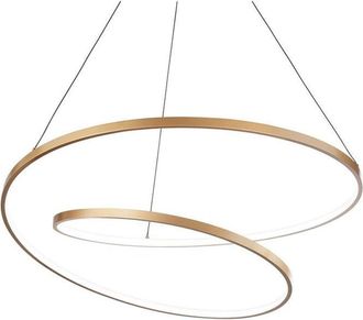 Ideal Lux Ideal Lux - oz Plafonnier led int&eacute;gr&eacute; 80 cm en laiton 2700 k