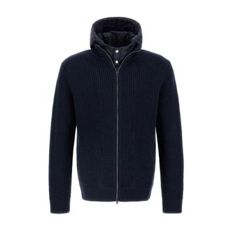 Herno Blaue Pullover f&uuml;r M&auml;nner - - Knitwear - Herren - Blau - L