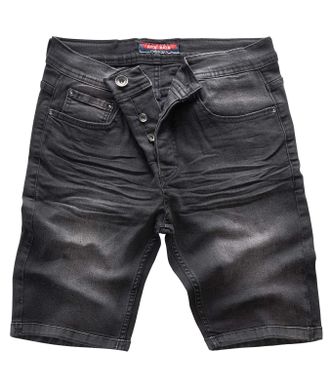 Rock Creek Herren Shorts Jeansshorts Denim Short Kurze Hose Herrenshorts Jeans Sommer Hose Stretch Bermuda Hose Grau RC-2202 Revogrey W29