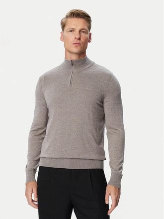 HUGO BOSS Pullover H-Ebenji 50565499 Hellbraun Regular Fit