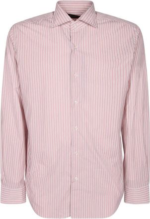 Dell'Oglio Homme, Chemises, Rose, Taille: M Chemise &agrave; manches longues avec