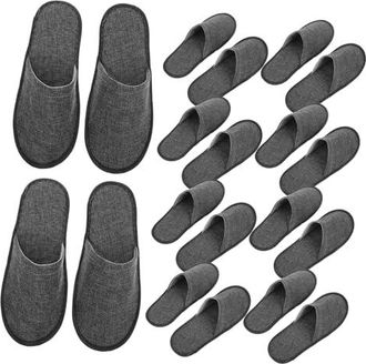 Hemobllo 20 Pièces Pantoufles Jetables Lot Pour Hôtel Usage Unique Intérieur Légères Chaussures Hôtel
