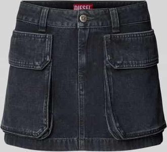 Diesel Jeansrock mit Pattentaschen