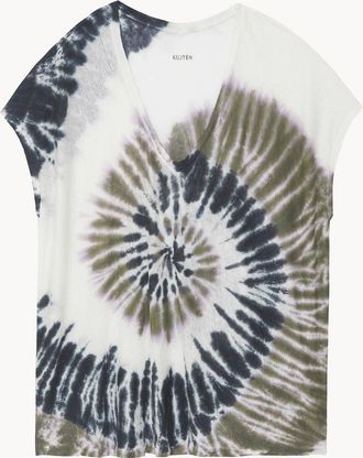 Kujten Top col V oversize lin - Top Nola Sunny