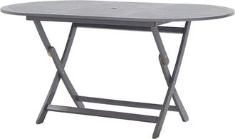 vidaXL Vidaxl - Table pliable de jardin 160 x 85 x 75 cm Bois dacacia massif