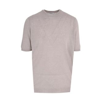 Lardini Homme, Pulls, Beige, Taille: L T-shirt ras du cou